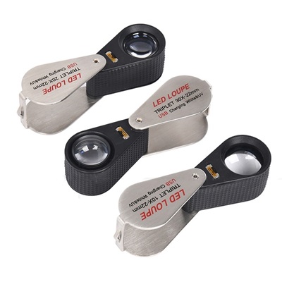 10X-20X-30X LED magnifier